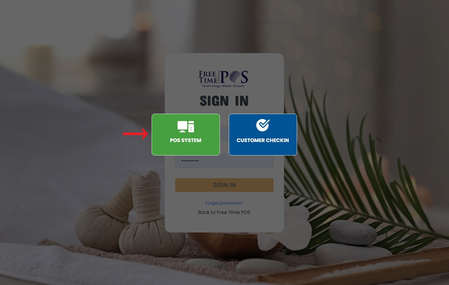Your account | Free Time POS